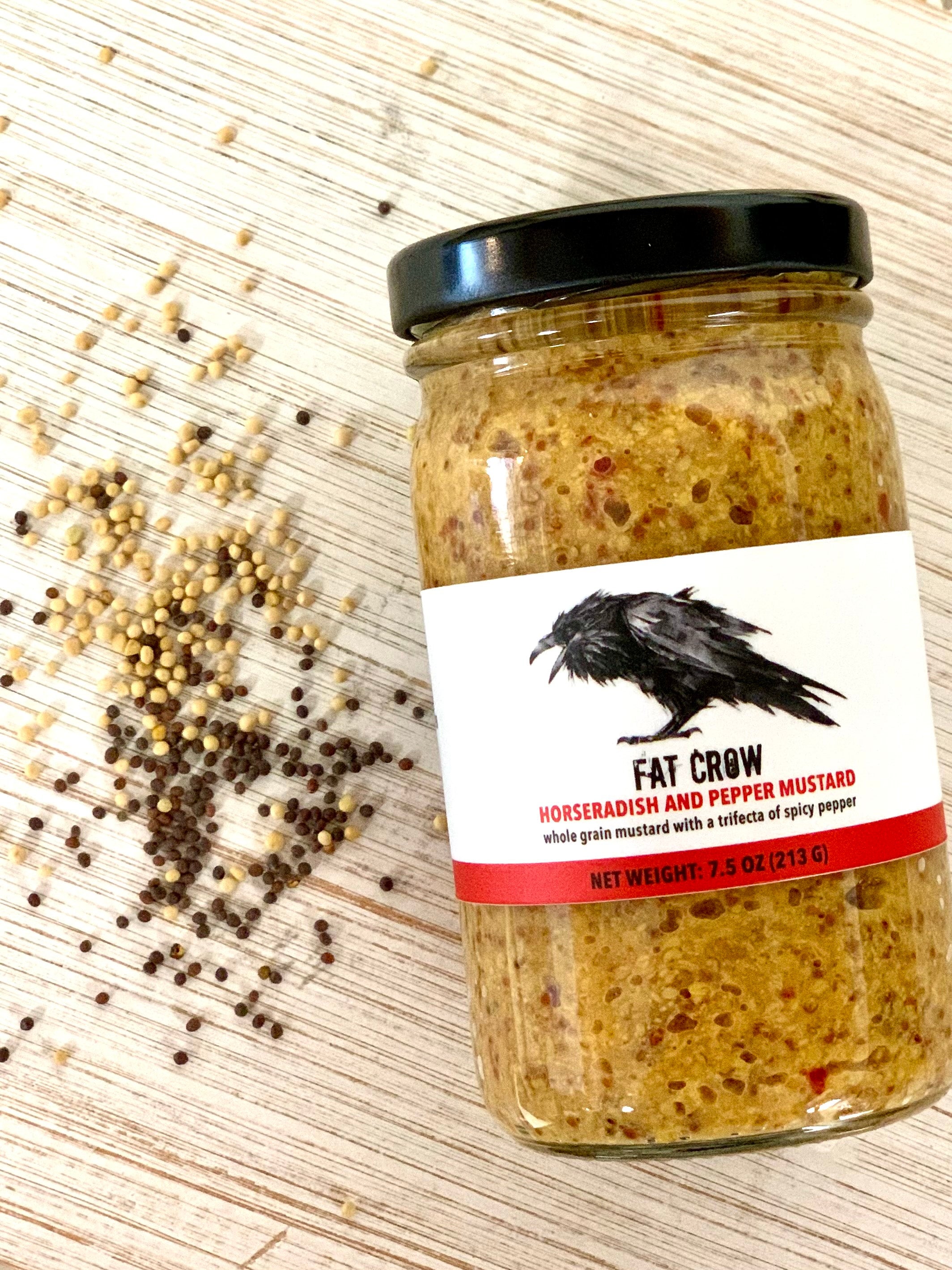 Horseradish and Pepper Mustard | Fat Crow Gourmet