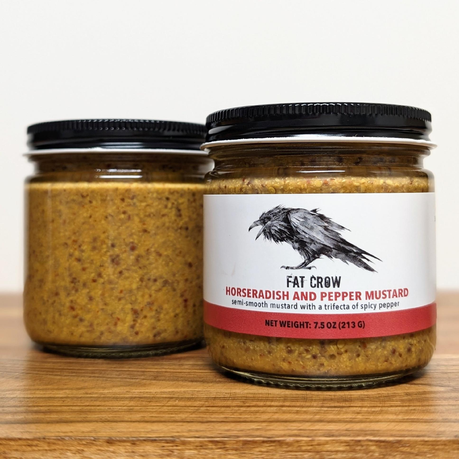 Horseradish and Pepper Mustard | Fat Crow Gourmet